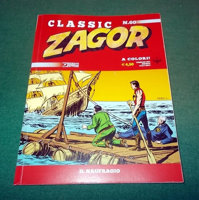 CLASSIC ZAGOR N. 60 a COLORI edizioni Bonelli del Febbraio 2024 EUR 3,50 - PicClick IT