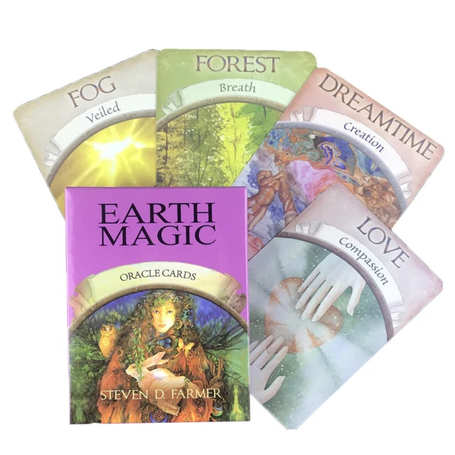 EARTH MAGIC ORACLE Cards English Version Deck Table Board Games Tarot ...