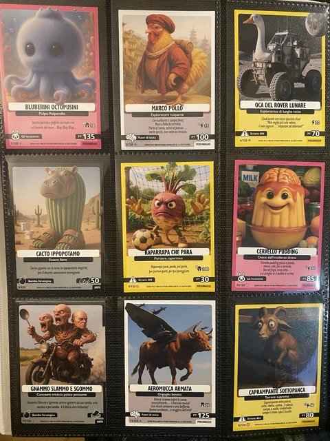 TUTTE LE CARTE Comuni (100) Skifidol Italian Brainrot Completo EUR 35,00 - PicClick IT