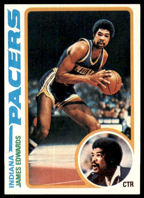 1978-79 TOPPS BASKETBALL Card James Edwards H Indiana Pacers #27 EUR 2 ...