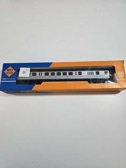 ROCO 4264 HO DB 2nd Class (KL) Passenger Wagon Carriage Silver Livery £ ...