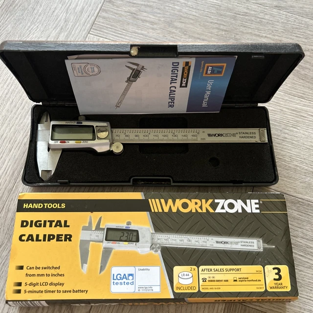 WORKZONE STAINLESS HARDENED Digital Vernier Caliper Used £10.00 ...