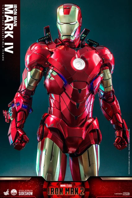MARVEL IRON MAN Mark IV Quarter Scale action figure Hot Toys Sideshow 1 ...