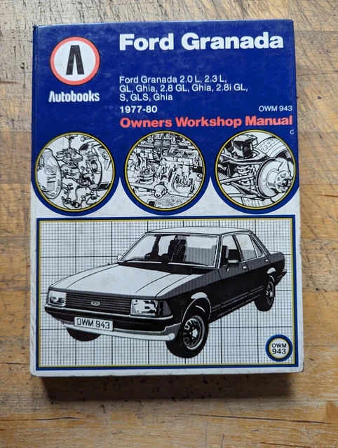 FORD GRANADA MK2 (1977-1980) Owners Workshop Manual £4.95 - PicClick UK