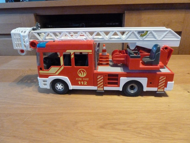 CAMION DE POMPIERS grande échelle Playmobil 2009 EUR 15,00 - PicClick FR