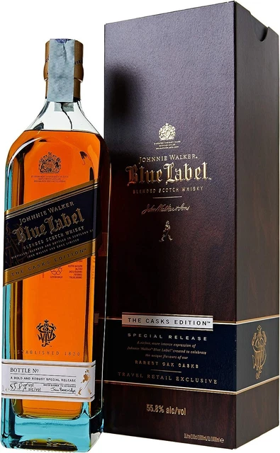 JOHNNIE WALKER BLUE Label The Casks Edition Travel Retail Exclusive ...