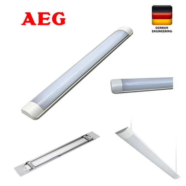 GERMANAEG 36W 18W Slimline Linear LED Fluro Fluorescent batten light ...
