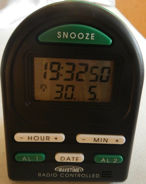 FUNKUHR CONRAD ELECTRONIC C 500 Wavetime Funkwecker 2 Weckzeiten ...