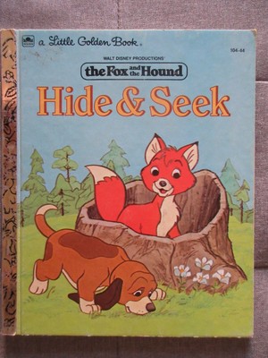 LITTLE GOLDEN BOOK Walt Disney the Fox and the Hound Hide & Seek EUR 3 ...