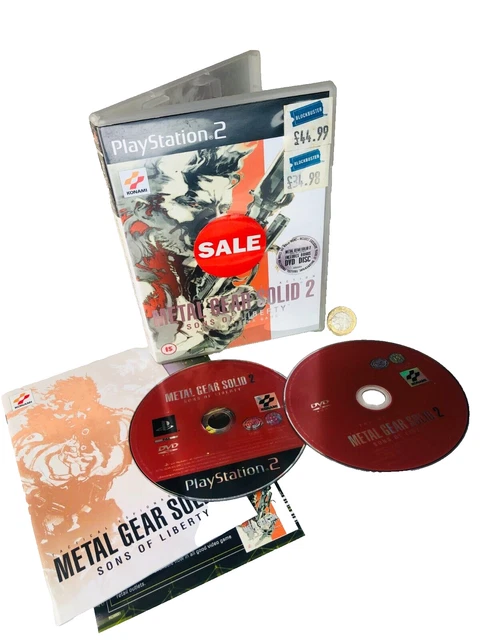 GAME PS2 METAL Gear Solid 2 PlayStation 2 ra £7.34 - PicClick UK
