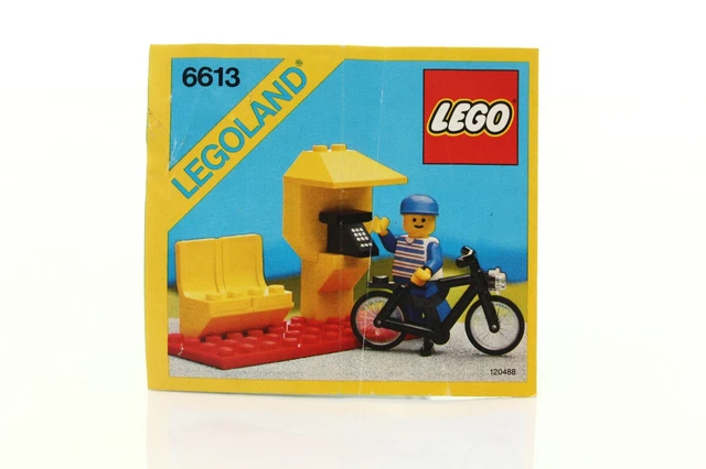 LEGO TOWN CLASSIC Traffic Set 6613 cabine téléphonique 100 % complète ...