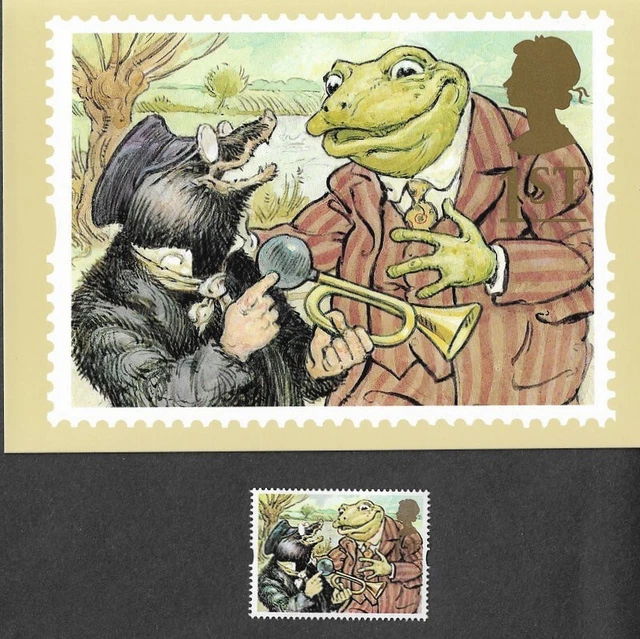 MOLE AND TOAD Wind In The Willows Royal Mail 1993 Stamp And Postcard Mnh £3.60 - PicClick UK
