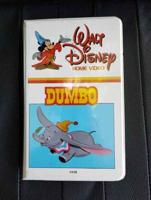 DUMBO WALT DISNEY home video vhs vintage Original Orange Label Release ...