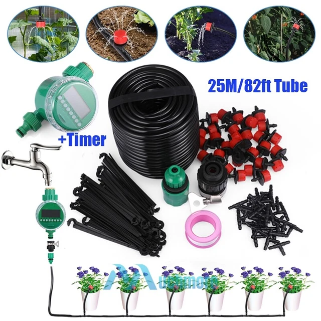 AUTOMATIC DIY DRIP Irrigation System Plant Self Watering Garden Hose ...
