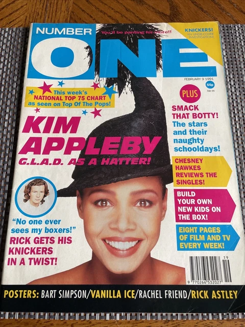 NUMBER ONE ( NO 1 ) Magazine ** RICK ASTLEY BART SIMPSON CHESNEY HAWKES ...