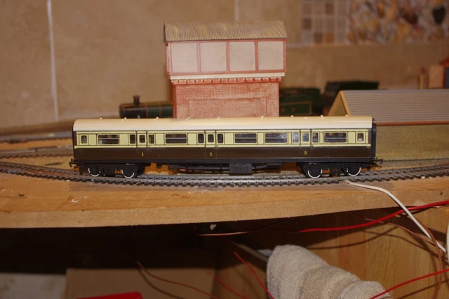 HORNBY R026 OO Gauge GW GWR 1st 3rd COMPOSITE COACH £4.87 - PicClick UK