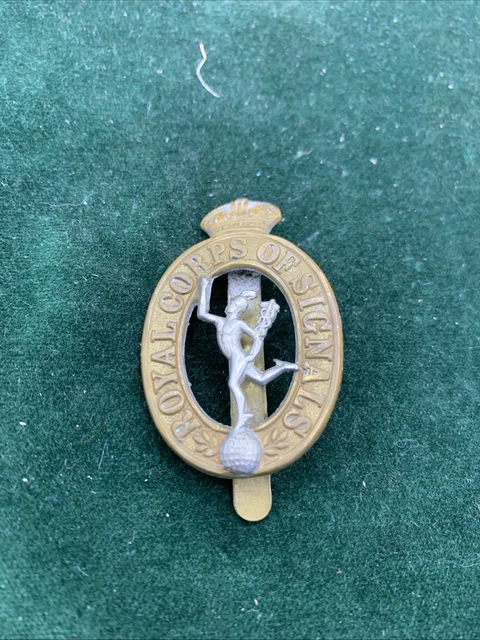 ROYAL CORPS OF Signals WW2 Cap Badge £7.84 - PicClick UK