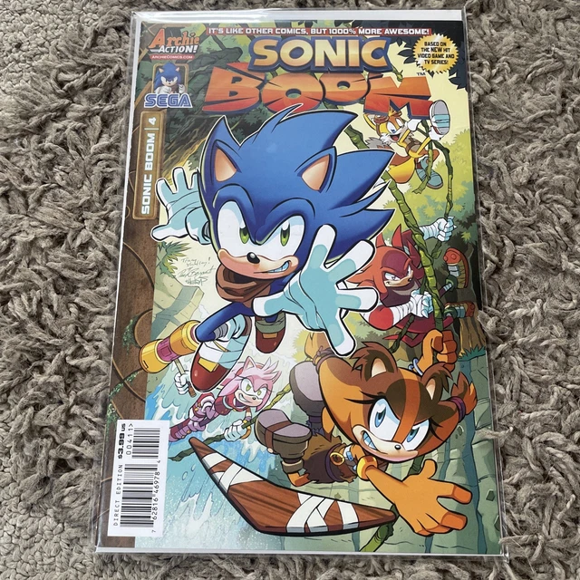 SONIC THE HEDGEHOG issue 4 boom Series Archie Comic Rare Sega £10.78 ...