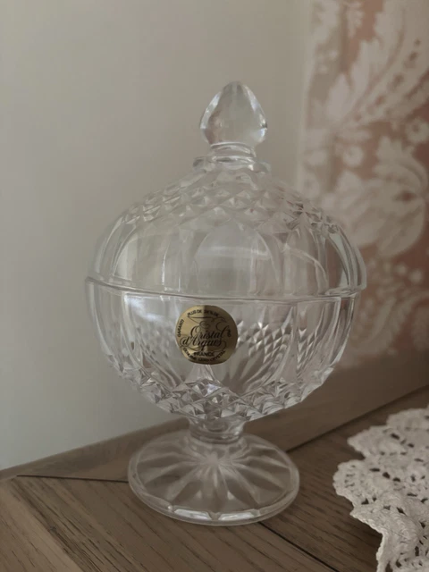 GENUINE LEAD CRYSTAL Bowl With Lid £15.00 - PicClick UK