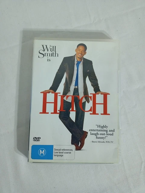 HITCH DVD 2005 Wide Screen Rated PG-13 Will Smith Kevin James Eva ...