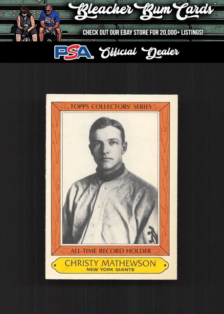 1985 TOPPS WOOLWORTH porte-record de tous les temps 25 Christy ...