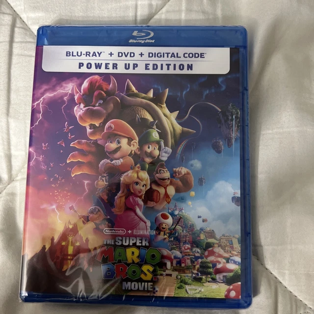 Super Mario Bros Movie Power Up Edition Blu Ray Dvd Digital