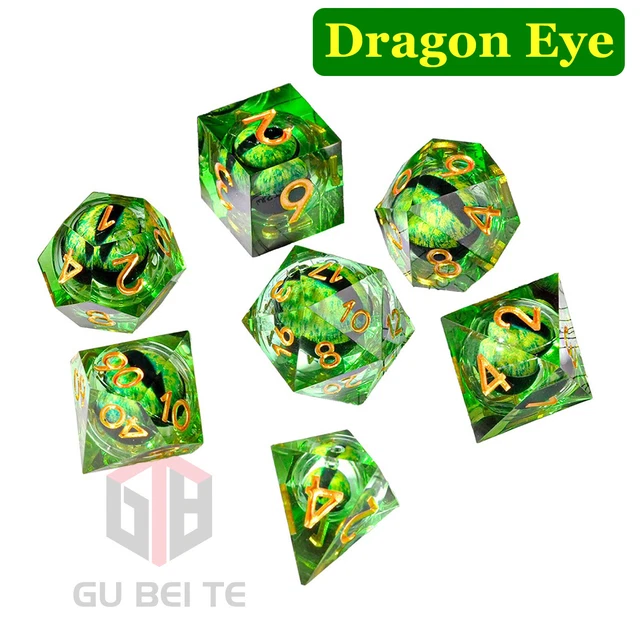 RPG DND SET Dadi Poly Dungeons and Dragons D&D Dici Poliedrici D4 - D20 ...
