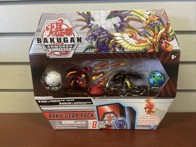 BAKUGAN ARMORED ALLIANCE Sabra x PyRavian Baku-Gear Pack Howlkor x Serpenteze EUR 38,72 ...