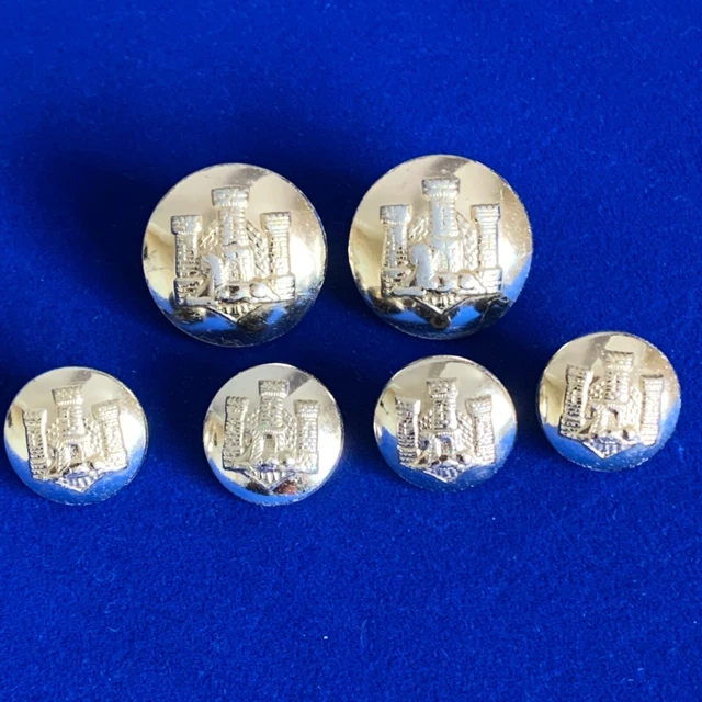 BRITISH ARMY DEVON & Dorset Regiment Uniform Buttons Staybrite X6 £6.50 ...