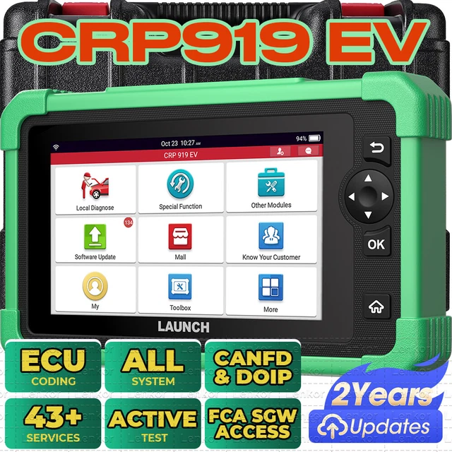 2025 LAUNCH X431 CRP919 EV PRO Escáner Codificación ECU para coche eléctrico EUR 439,00 ...