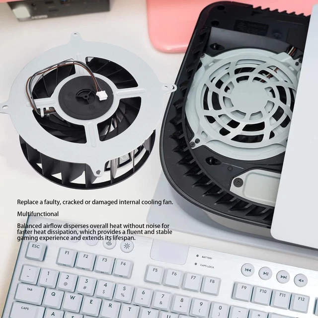 FOR INTERNAL COOLING Fan Replacement Low Noise 18 Blades Computer CPU ...