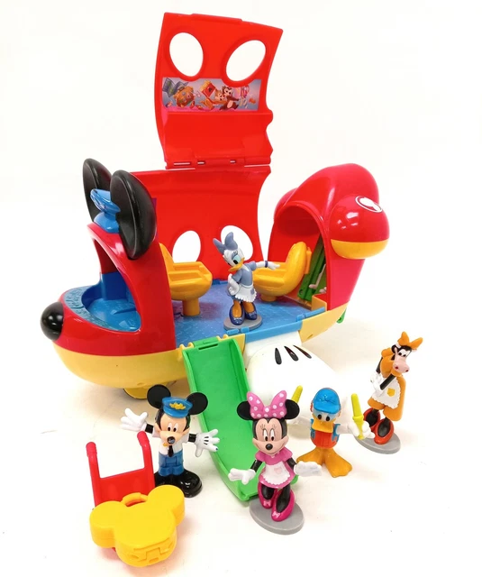 DISNEY'S MICKEY MOUSE Clubhouse Mickey's Jet Plane Playset & Figures ...