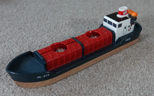 BRIO 33534 CONTAINERSCHIFF + Güterladung Thomas & seine Freunde ...