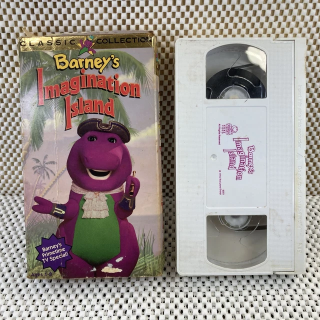 BARNEY’S IMAGINATION ISLAND Classic Collection VHS 1994 Barney Home ...
