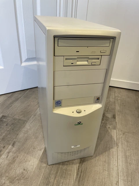 GATEWAY 550 RETRO Vintage PC Intel Pentium 3 64MB Ram Windows 98 ...