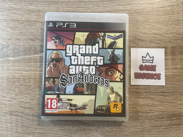 GRAND THEFT AUTO San Andreas PS3 Complet PAL FR Sony PlayStation 3 GTA ...