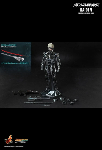 FIGURINE HOT TOYS VGM17 METAL GEAR RISING : VENGEANCE RAIDEN 12 ...