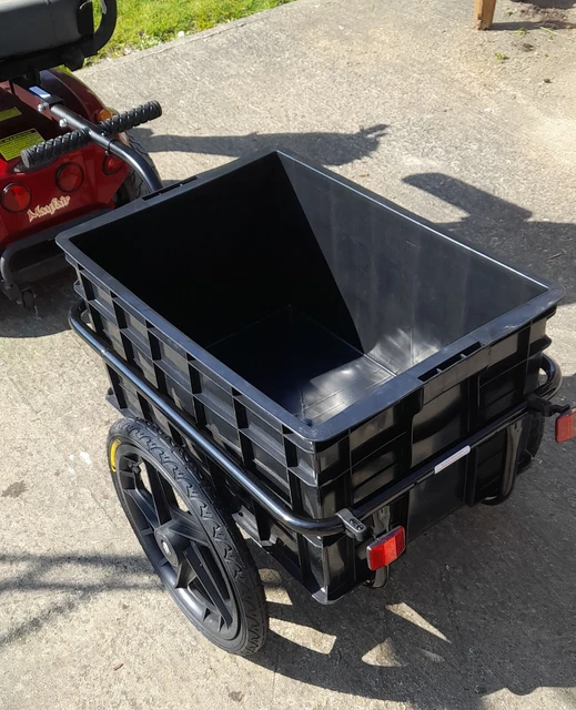 MOBILITY SCOOTER X Large Rear Cargo Box Towing Trailer HD Transport ...