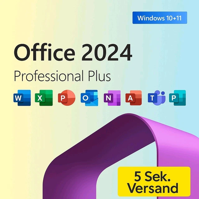 MS OFFICE 2024 Professional Plus Vollversion Key - Sofort Email Versand EUR 9,64 - PicClick DE
