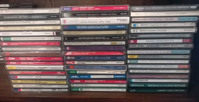 JOB LOT 50 CLASSICAL MUSIC CDs VERY GOOD CONDITION £24.61 - PicClick UK