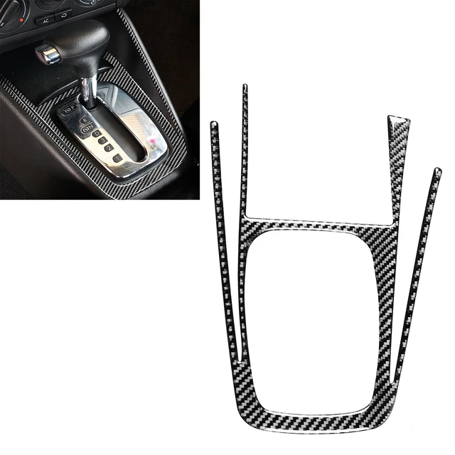 CARBON FIBER GEAR Shift Panel Frame Sticker For VW Golf 4 Jetta MK4 ...