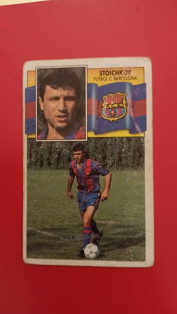 CARD BULGARIA HRISTO Stoichkov Rookie Barcelona 90 91 1990 1991 Este ...