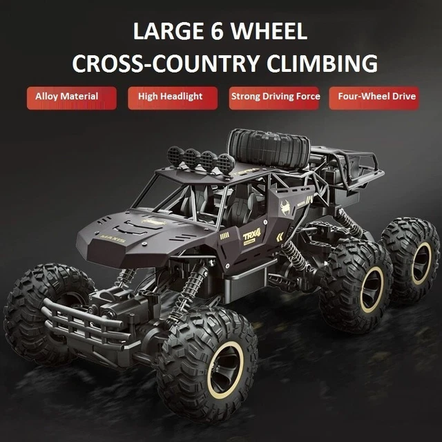 ROCK CRAWLER SUPER Sonic Remote Control Monster Car 1:10 Scale 4WD ...