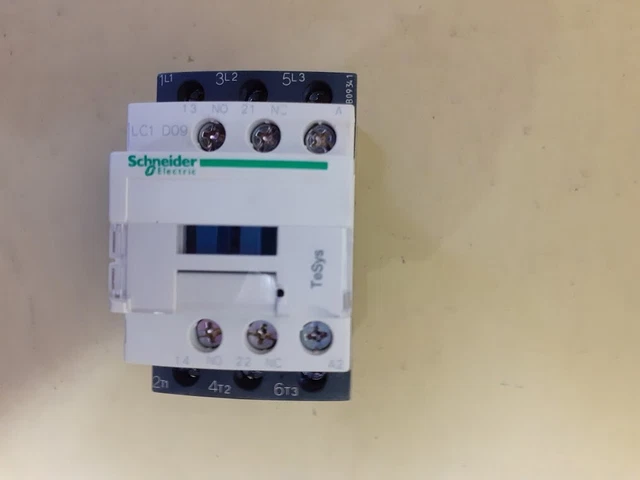 CONTACTEUR SCHNEIDER LC1D09Q7 TeSys-034909 4KW/400V 5HP/480V ...