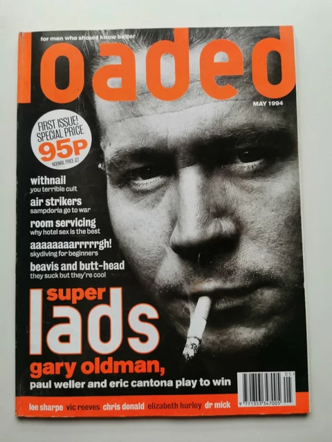 RARE 1ST ISSUE Loaded Magazine Gary Oldman ELIZABETH HURLEY Paul Weller ...