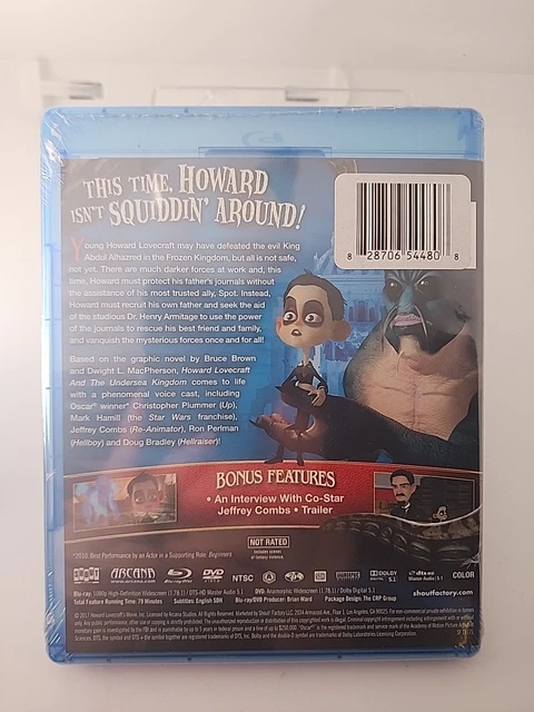 HOWARD LOVECRAFT AND the Undersea Kingdom Blu-Ray +DVD Ron Perlman New ...