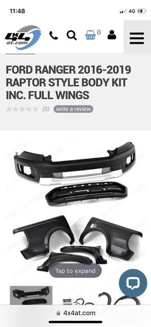 FORD RANGER RAPTOR Style Body kit Including Full Wings 2016-2019 £700. ...