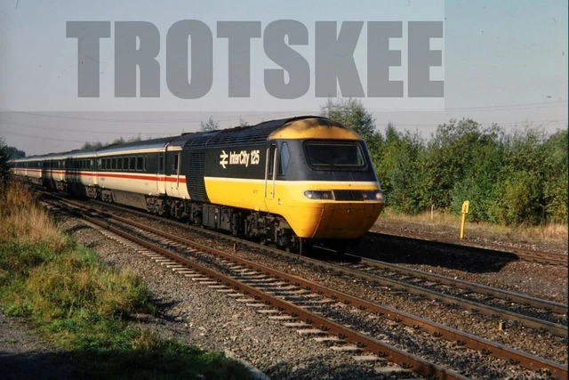 35MM SLIDE BR British Rail Diesel HST Intercity 125 43173 Water Orton ...