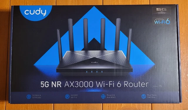 CUDY MODEL P5 5G NR SA NSA AX3000 WiFi 6 Router $450.00 - PicClick