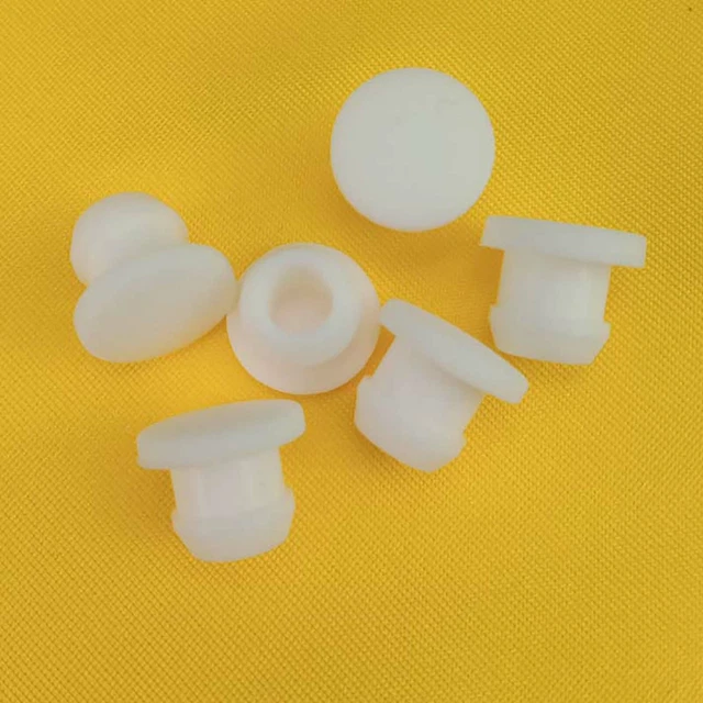 CLEAR SNAP-ON HOLE Plugs Silicone Blanking End Caps Seal Inserts Plug ...
